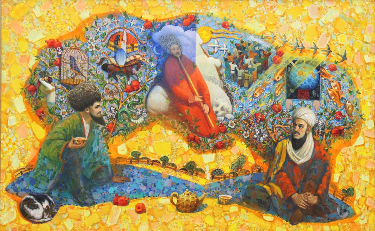 Exhibition of paintings by teachers of the Academy of Arts of ...