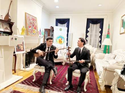Meeting with representatives of the Turkmen diaspora held in the USA ...