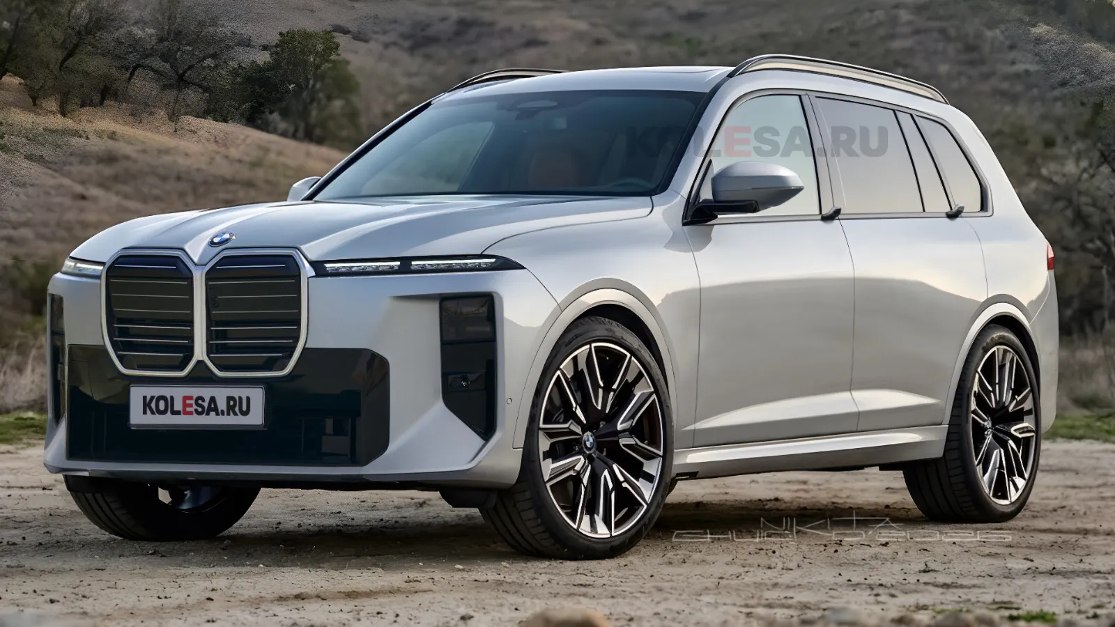 Шпионские снимки раскрыли облик нового BMW X7 | Turkmenportal.com