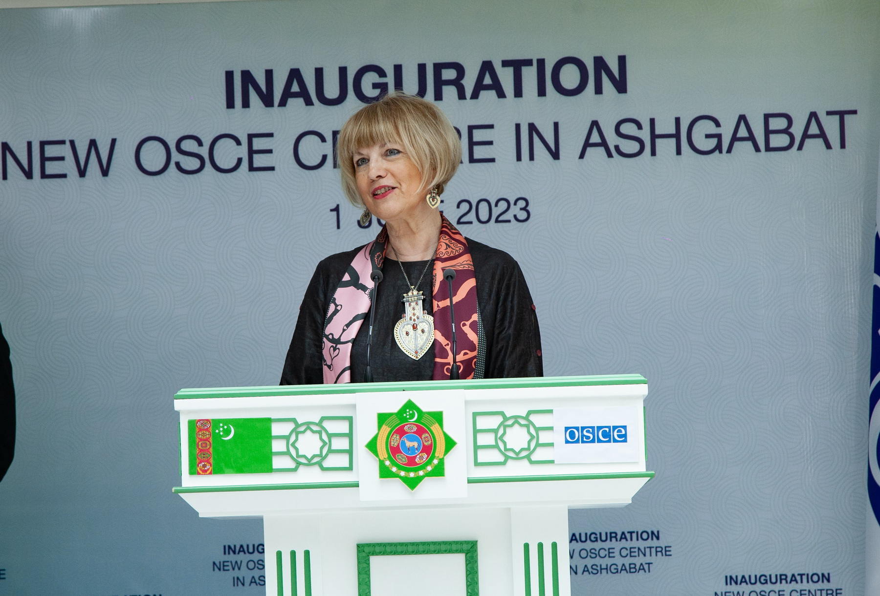 The inauguration of the new building of the OSCE Center took place in ...