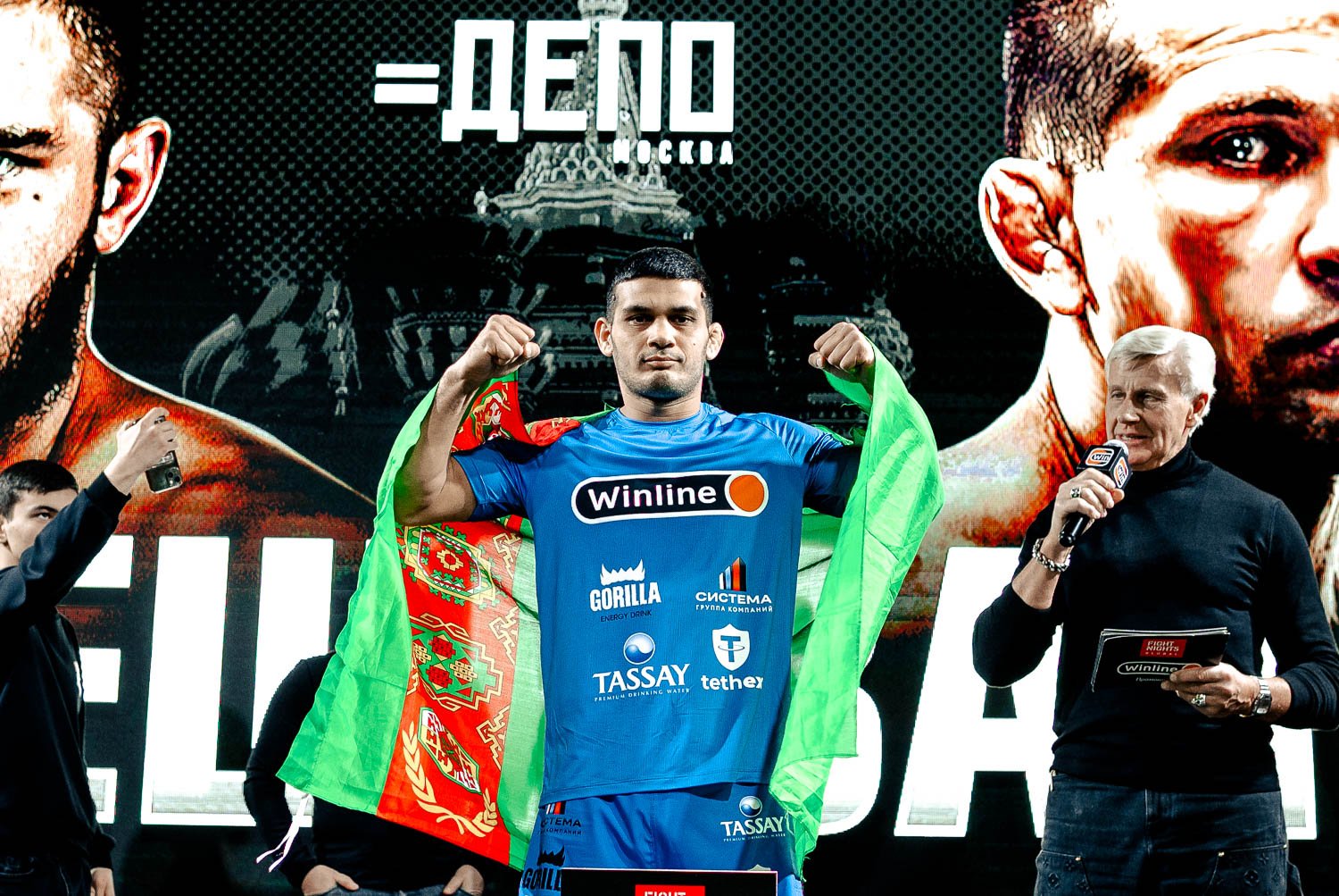 Abdulla Babayev from Turkmenistan won his debut victory at Fight Nights ...