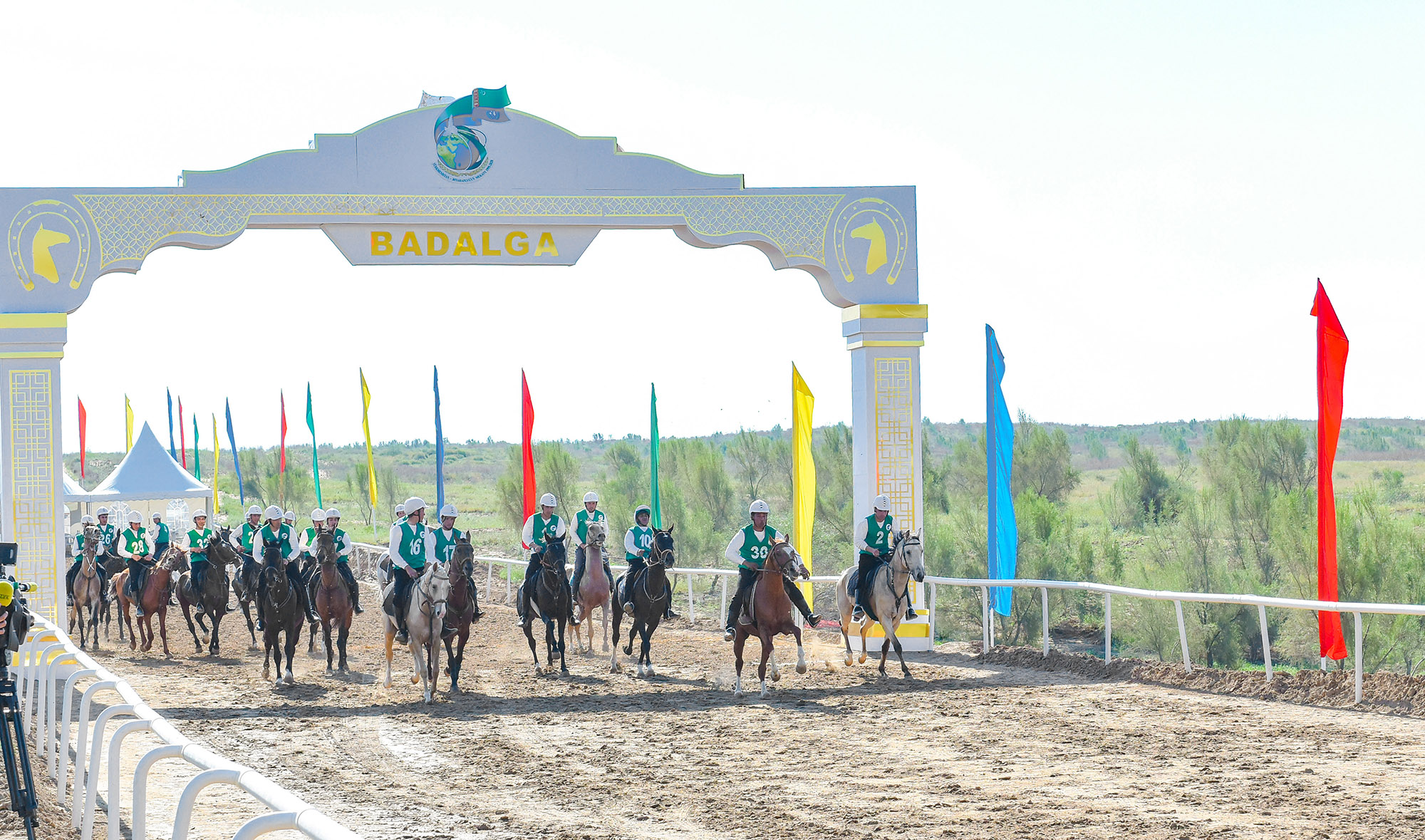 Photoreport: An equestrian race was held in Turkmenistan in honor of ...