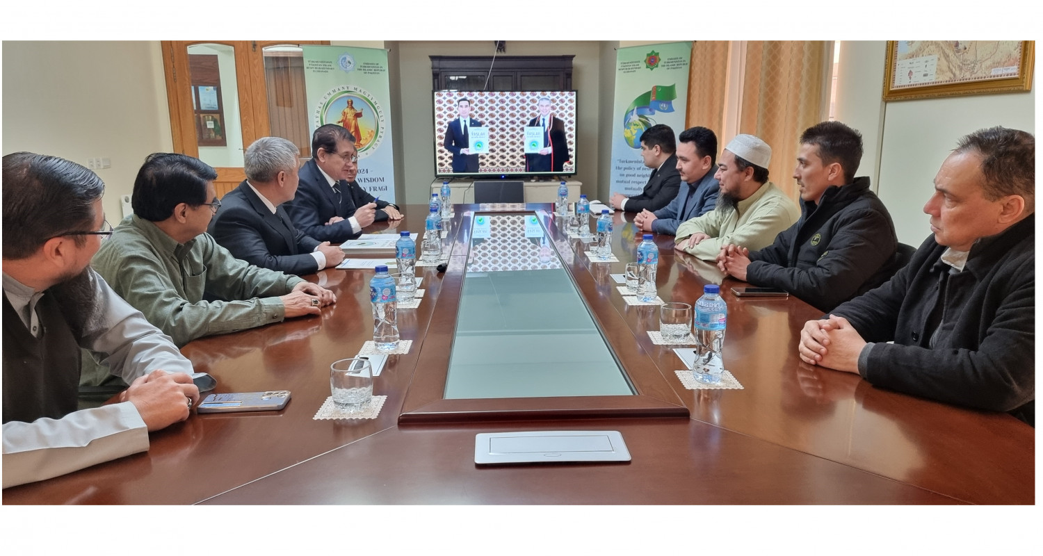 A presentation of the book by the President of Turkmenistan “Youth is ...