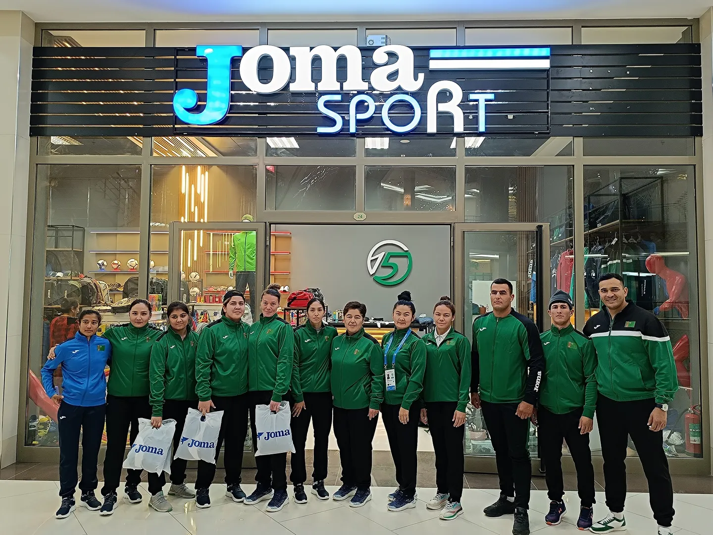 Joma became the outfitter for the Turkmenistan national team at the ...