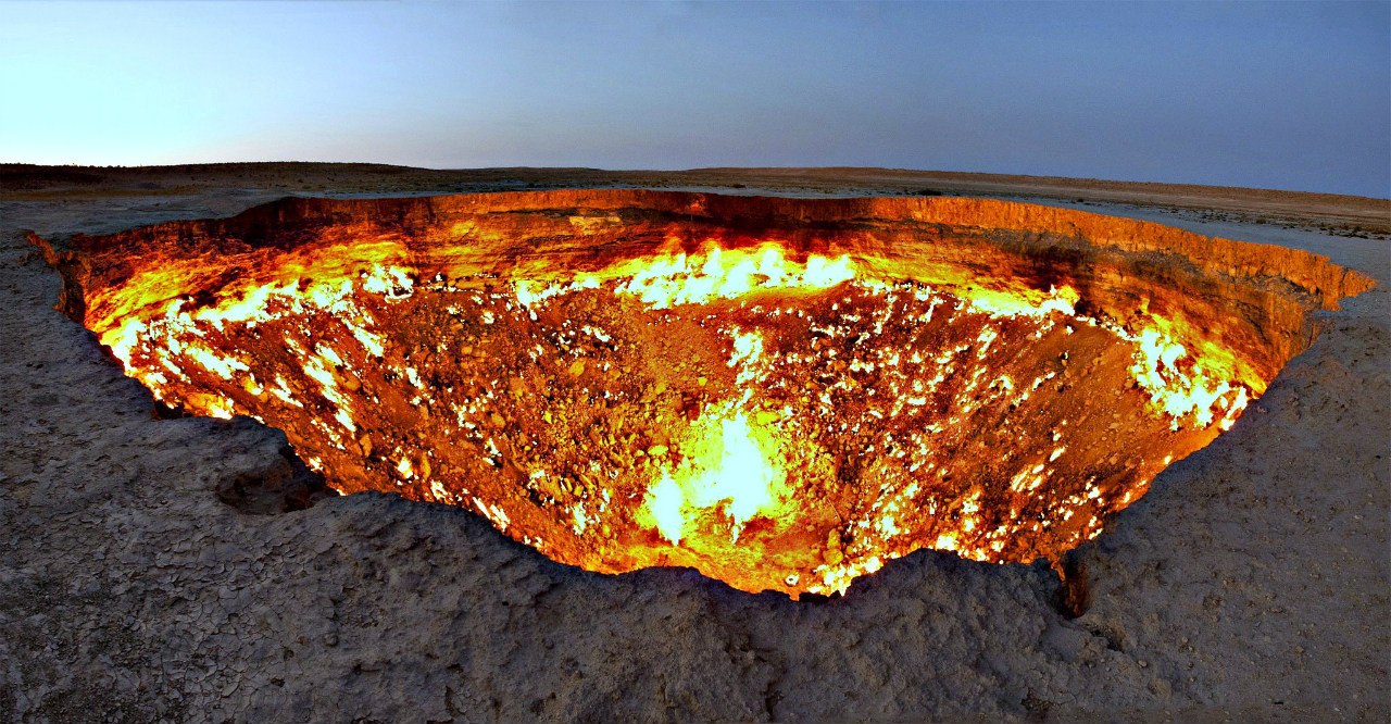 Unquenchable fire of Darvaza | Turkmenportal.com